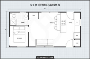 12 x 24 Tiny Home Designs, Floorplans, Costs and More - The Tiny Life
